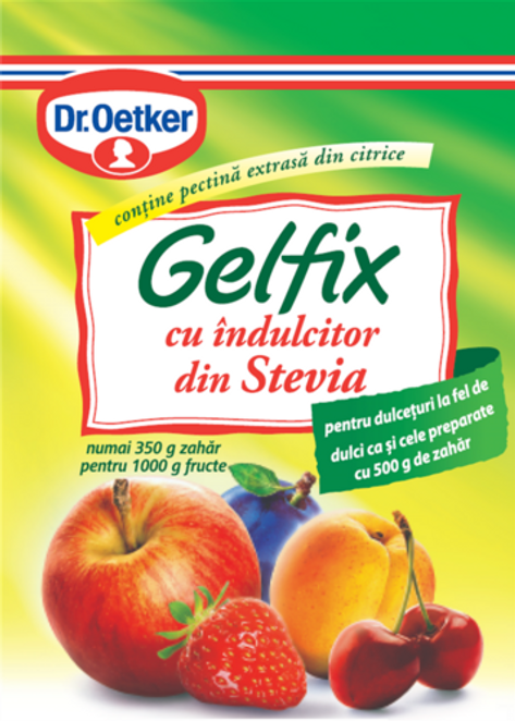 Gelfix cu îndulcitor din Stevia