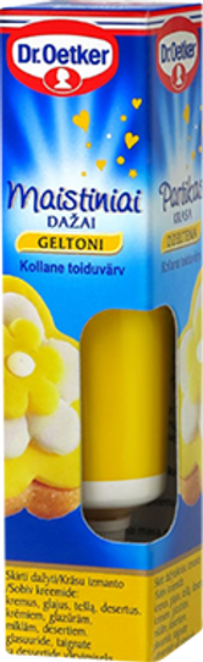 Dzeltenā pārtikas krāsviela (10 g) - Produkti