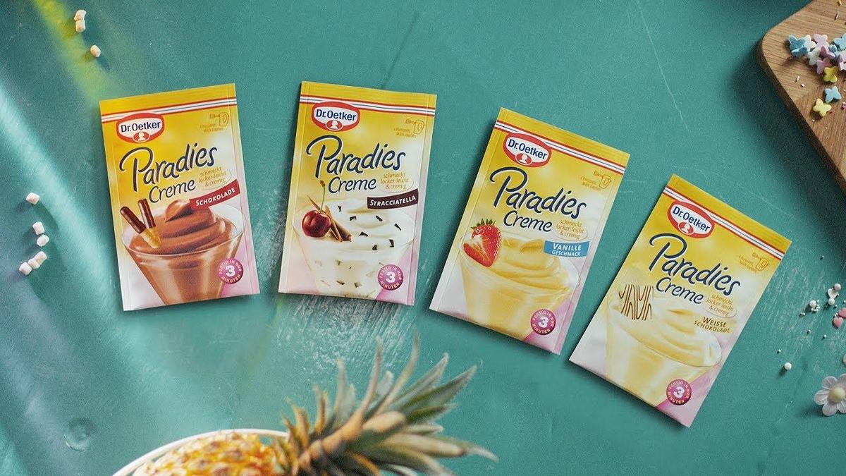 Paradies Creme Rezepte - Tolle Ideen von Dr. Oetker