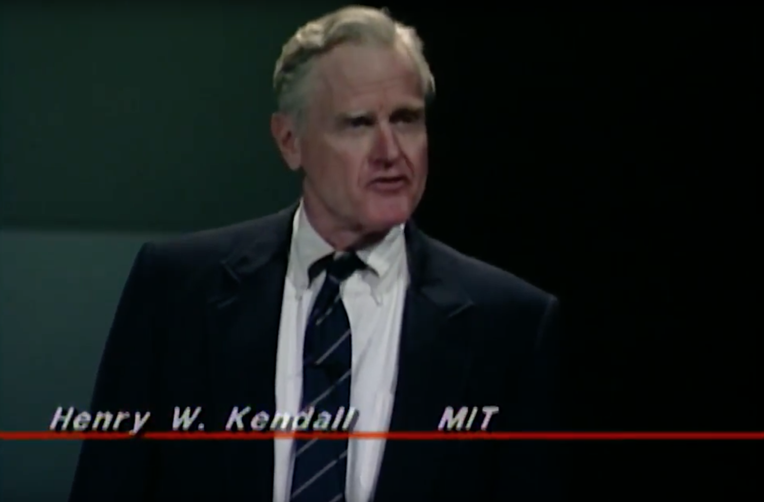 InfiniteMIT | Henry W. Kendall, “Finding Quarks With Electron Beams ...