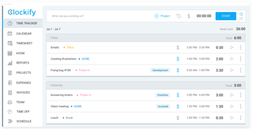 The 7 best time tracking software for recording working hours