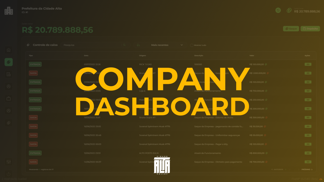 Company Dashboard | GB Dev