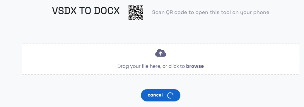 Convert vsdx to docx Online Free - convertor tools?