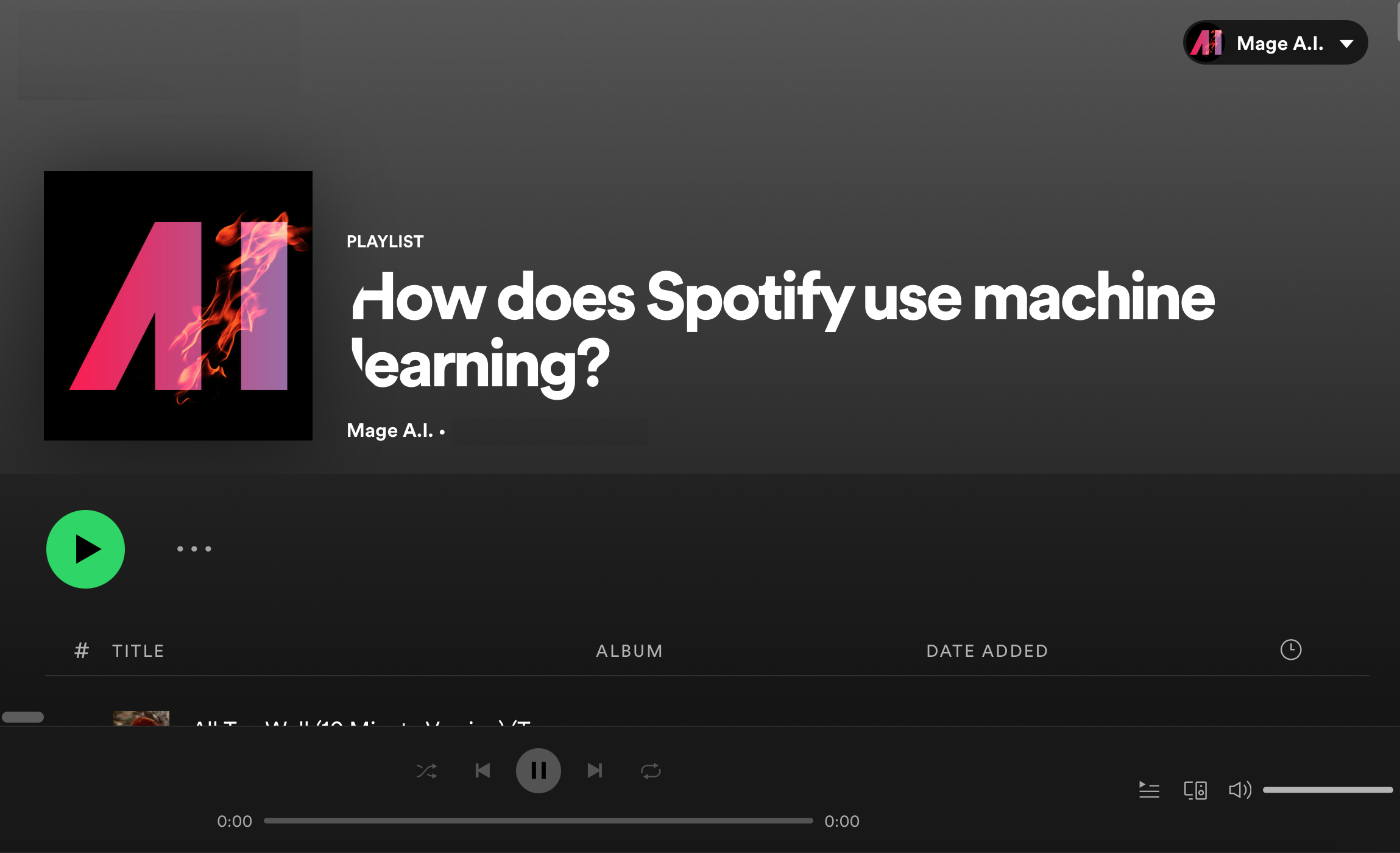 How does Spotify use Machine Learning (ML)? | Mage Blog How does Spotify use Machine Learning (ML)? | Mage Blog