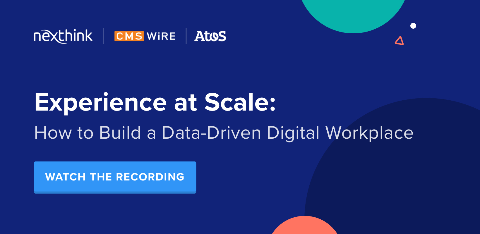 Experience at Scale: How to Build a Data-Driven Digital Workplace ...