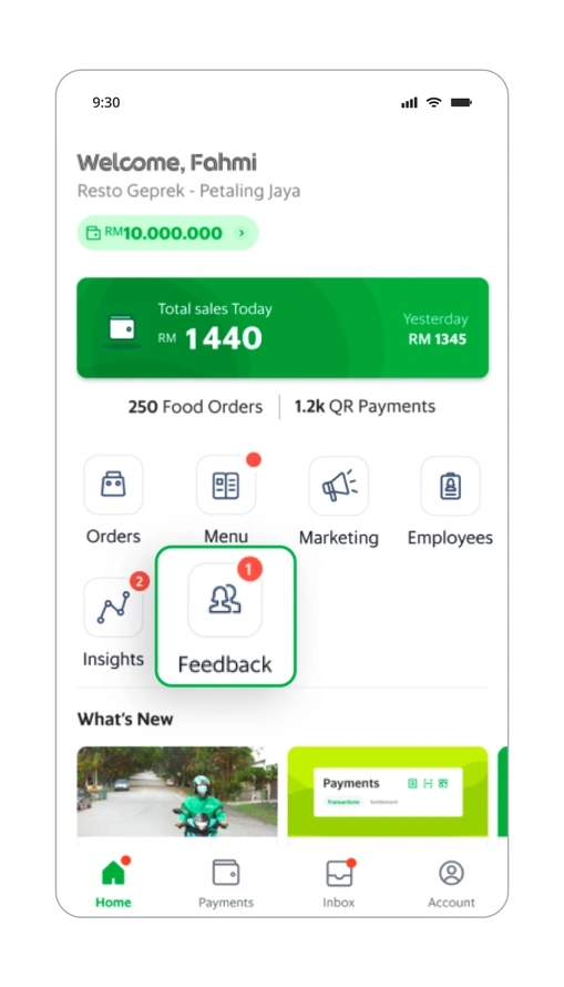 Mencegah Terjadinya Insiden Yang Dialami Pelanggan - GrabMerchant Website