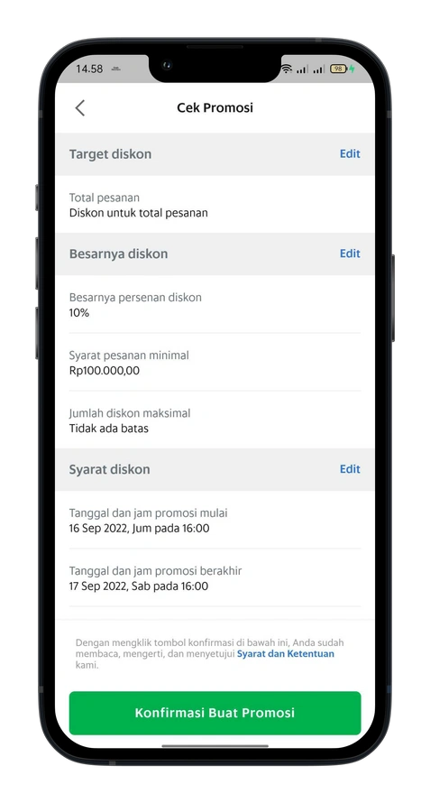 Mengatur promosi di aplikasi GrabMerchant - GrabMerchant Website