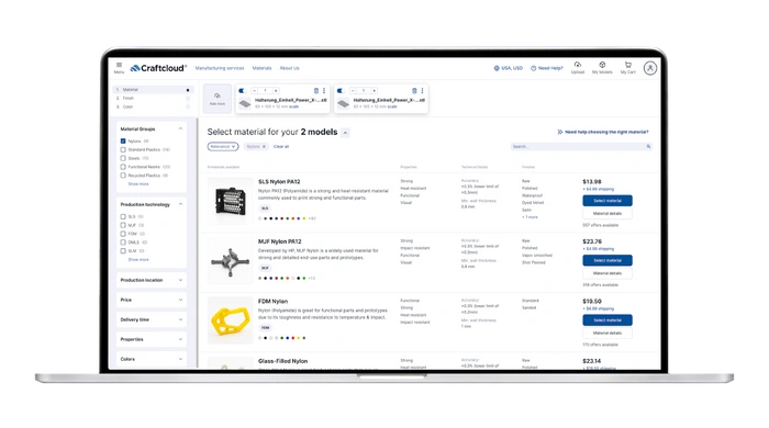 Craftcloud® - Create your own custom 3D printed fixtures | Craftcloud