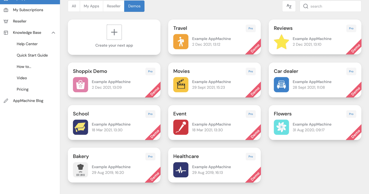 Introducing the new AppMachine – step by step | AppMachine