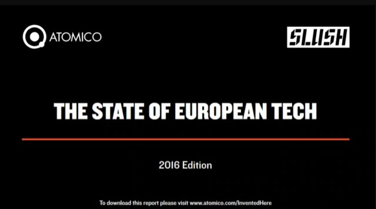 The State of European Tech 2016: the future is being invented in Europe ...