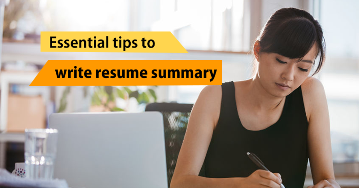 How to write a Resume Summary (Sample included)? - Jobsdb Hong Kong