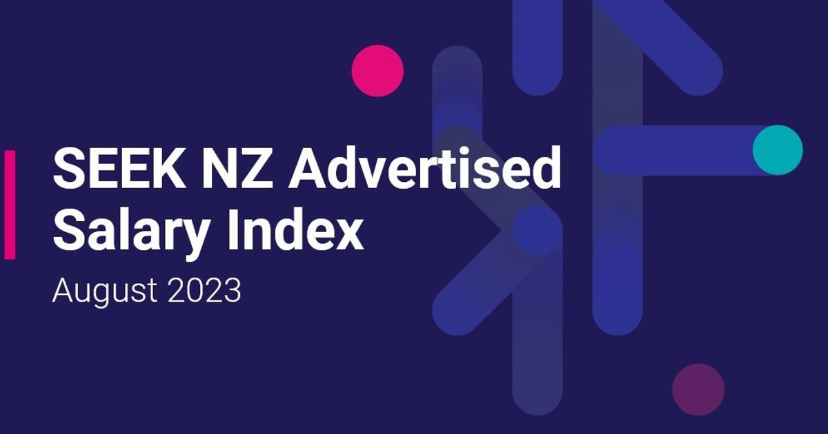 SEEK NZ Advertised Salary Index - August | SEEK