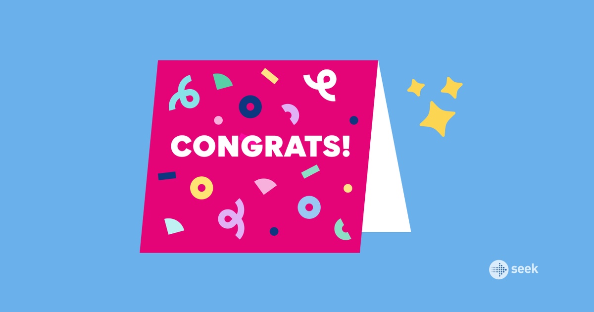 How to write a 'congratulations on promotion' message - SEEK