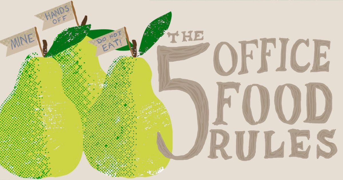 5 office food rules everyone should obey - work food guidelines - SEEK