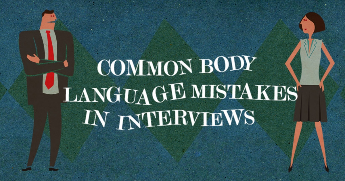 Common body language mistakes in interviews - make a good first ...