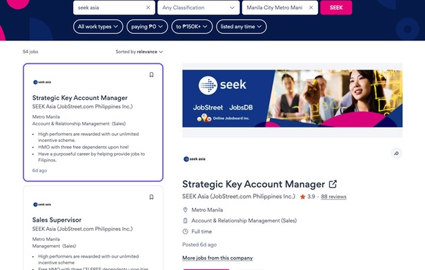 5-star Job Ads Pro Writing | JobStreet.com PH Employer | SEEK Employer