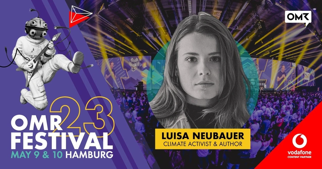 Klimaaktivistin Luisa Neubauer kommt zum OMR Festival nach Hamburg
