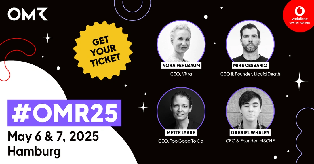 CEOs bei OMR25: Vitra, Liquid Death, Too Good To Go und MSCHF