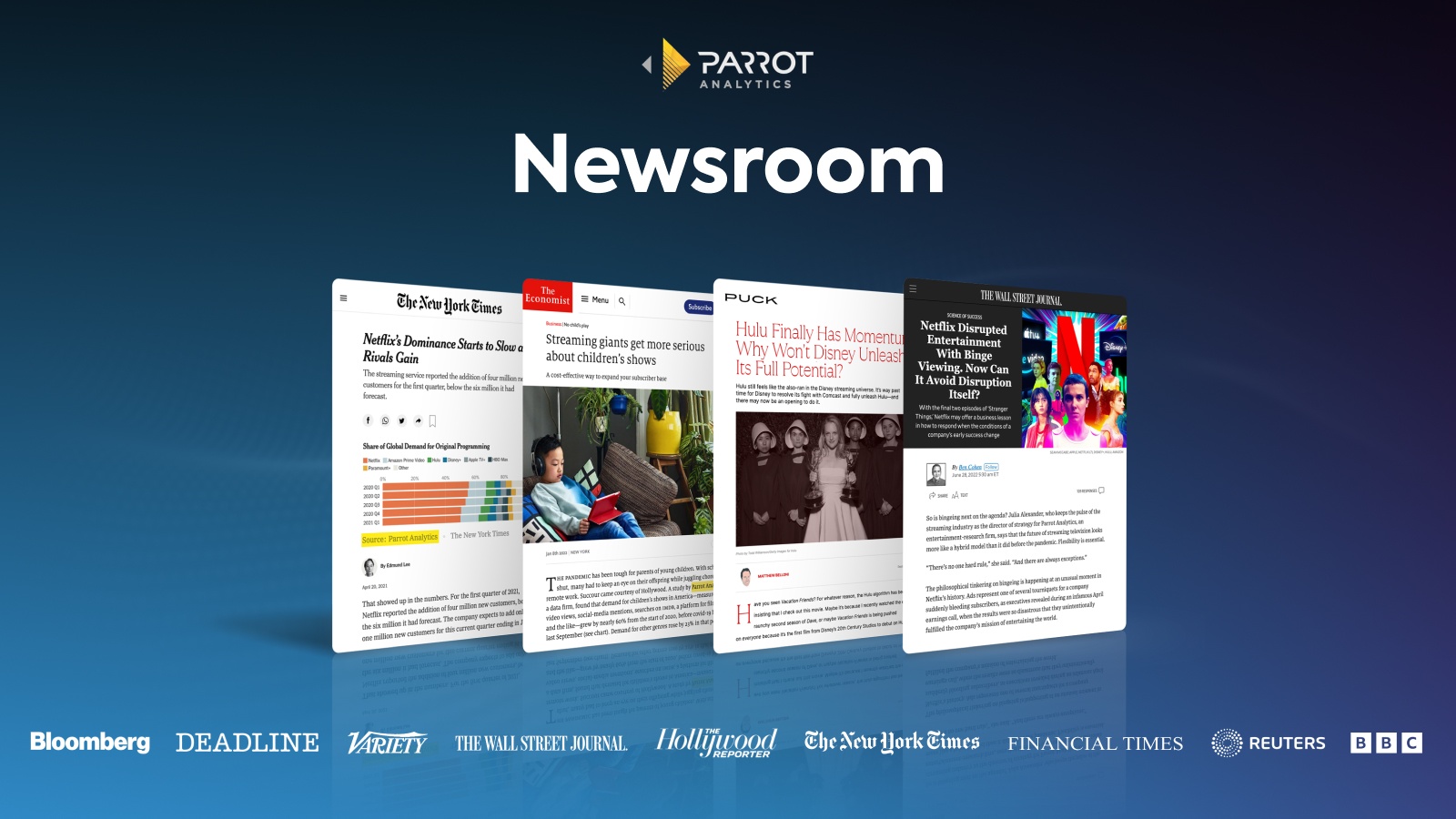 The leader in streaming economics, IP valuation and entertainment analytics - Newsroom | Parrot ...