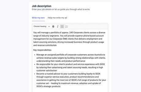 5-star Job Ads Pro Writing | JobStreet.com PH Employer | SEEK Employer