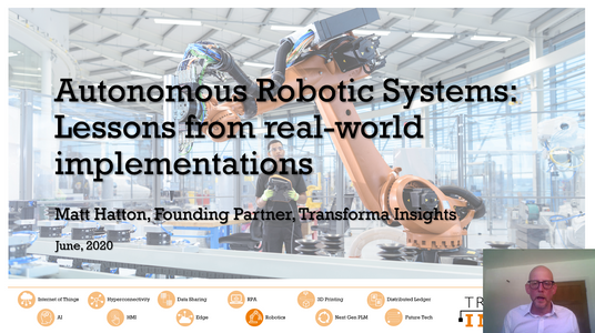 Talking automation, robotics and industrial IoT - Transforma Insights