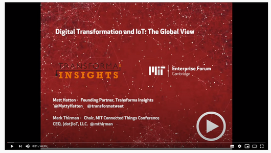 Matt Hatton MIT Connected Things chat - Transforma Insights