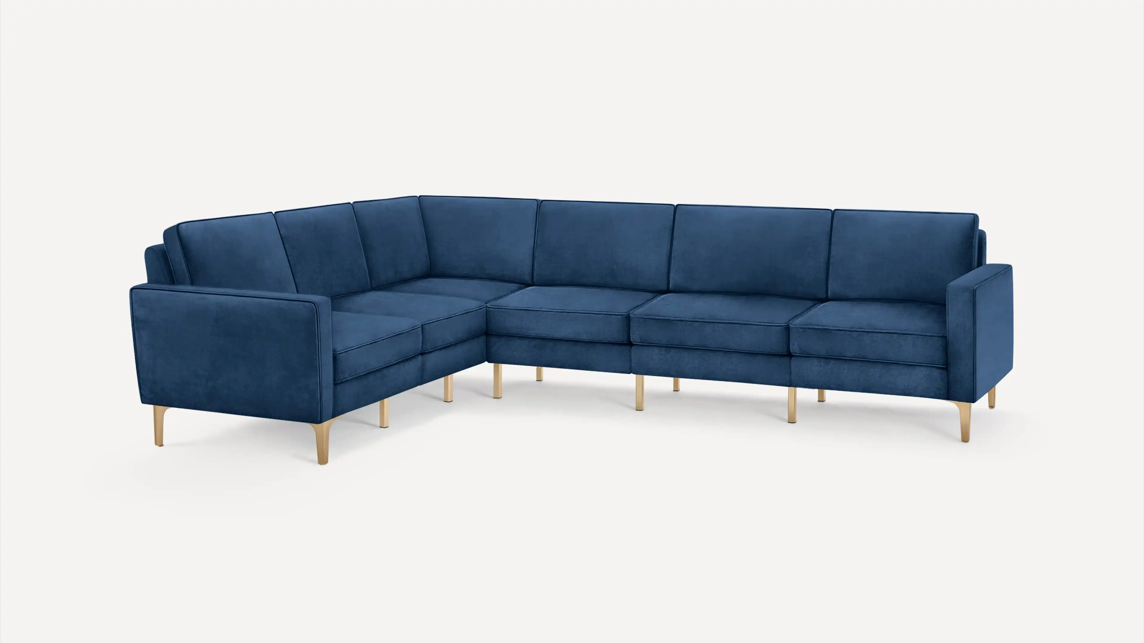 Nomad Velvet 6 Seat Corner Sectional