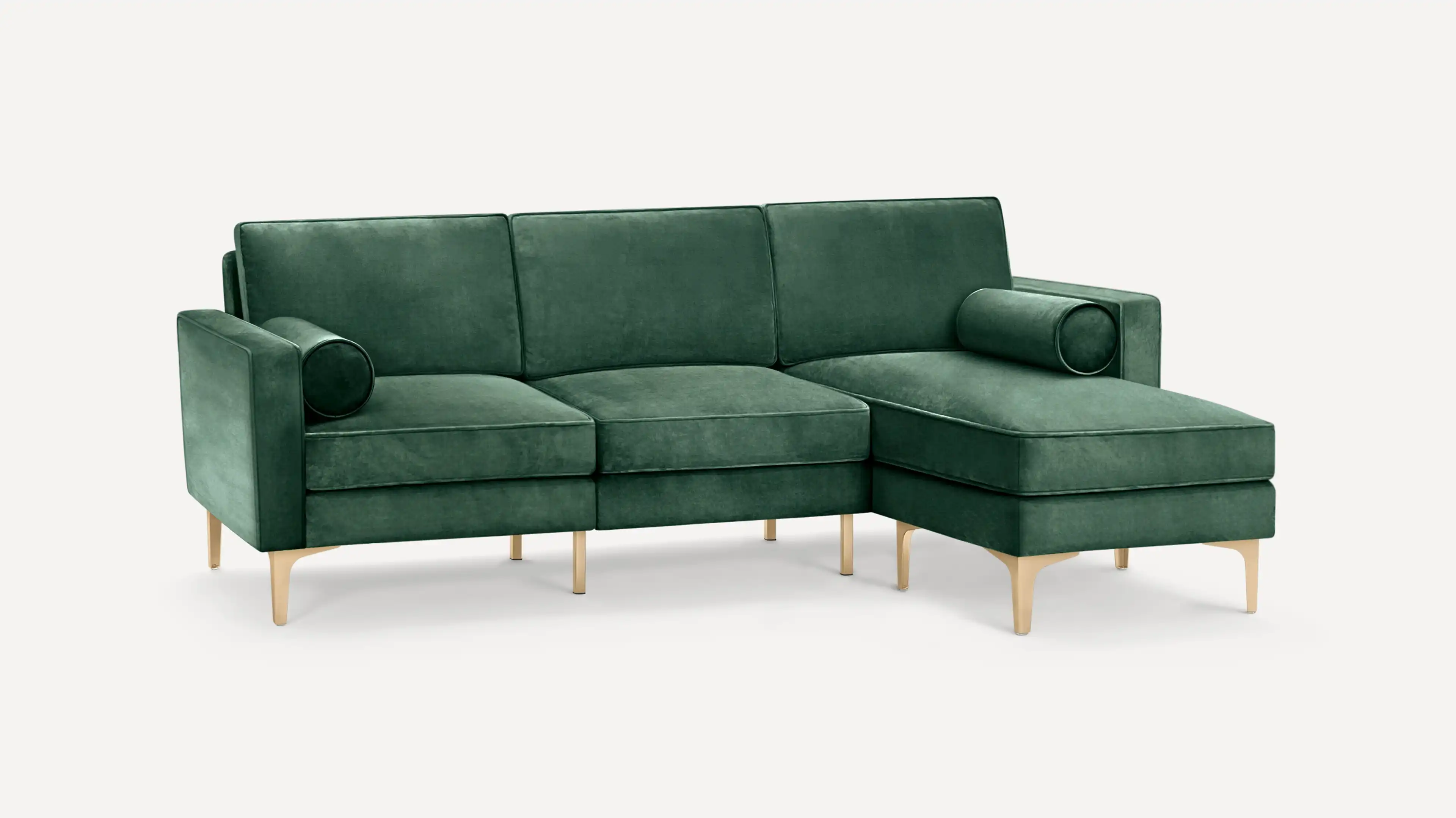 Nomad Performance Velvet Fabric Sofa Burrow