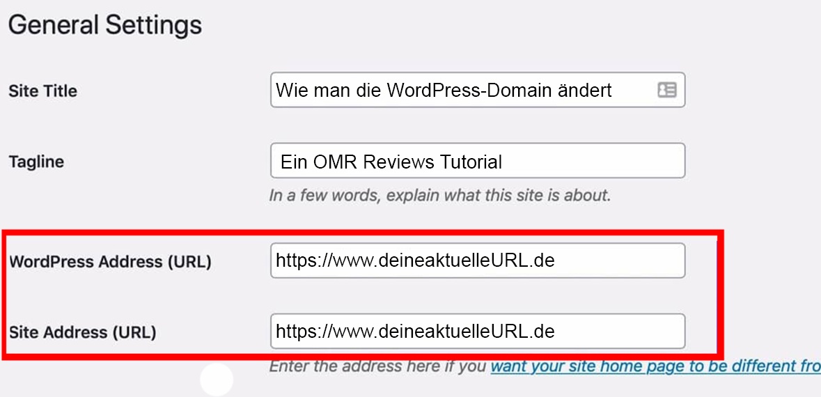WordPress-Domain ändern – 3 Methoden für den Wechsel | OMR Reviews