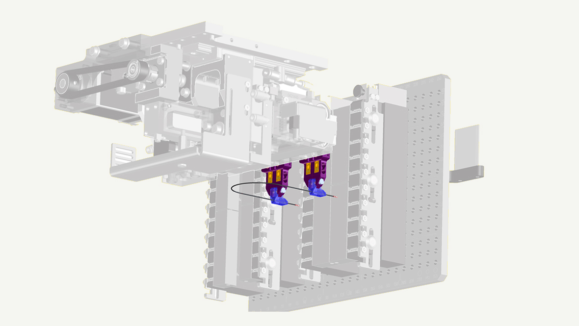 Fully Automatic Omega 740: Minimum Length for Wire Harnesses Radically ...