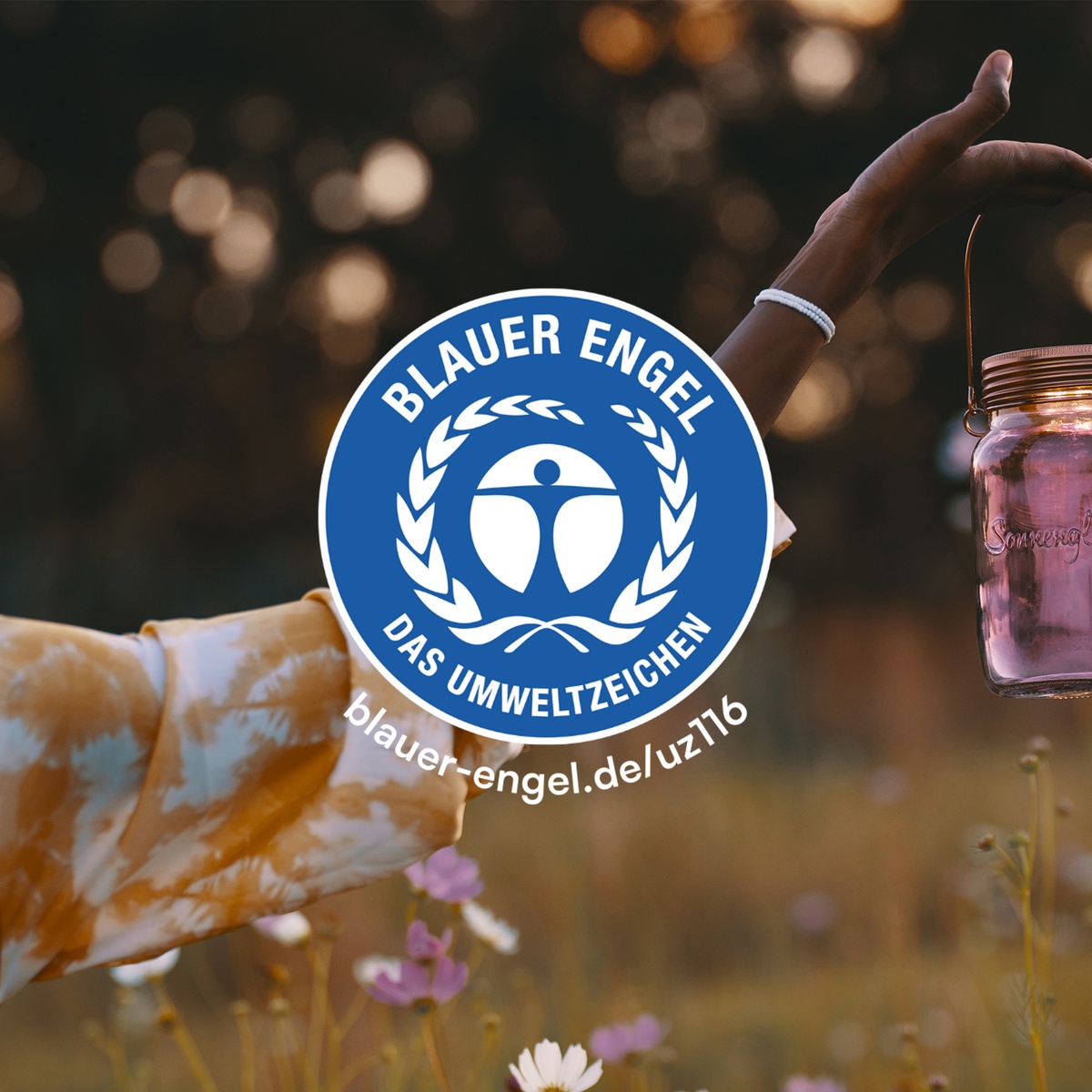 The First Solar Lamp with the Blue Angel!