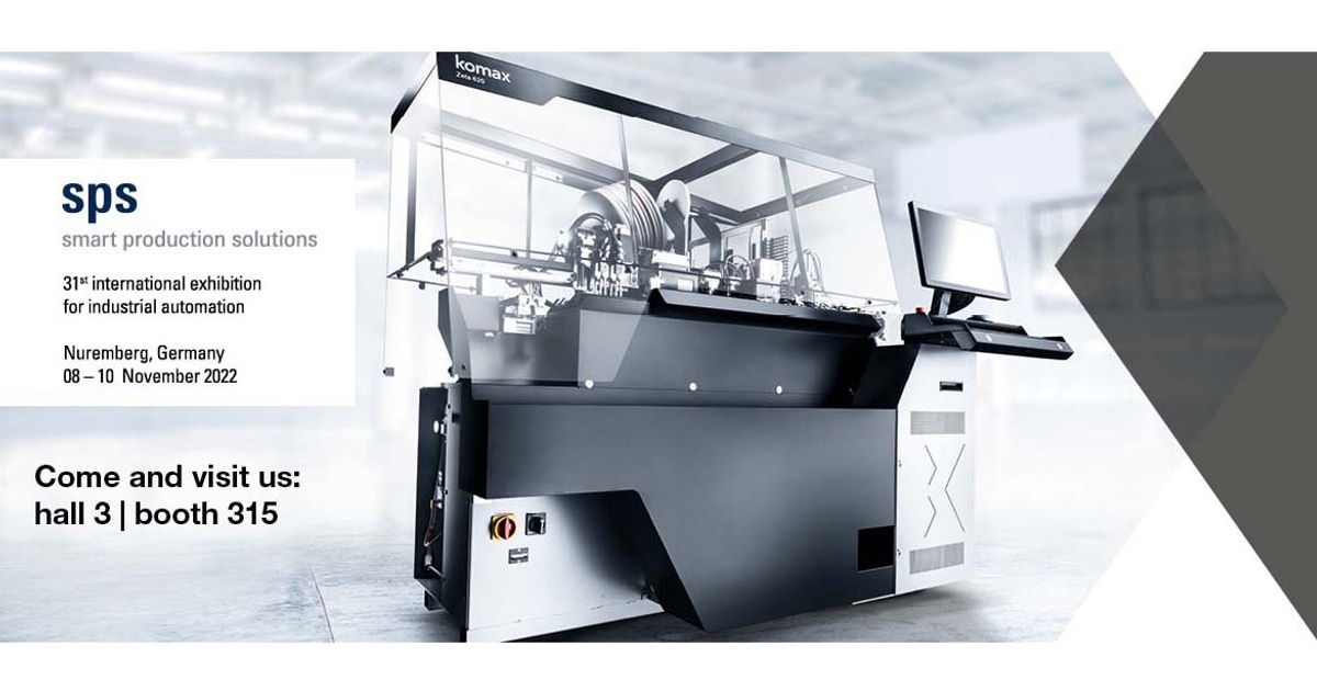 Komax auf der SPS in Nürnberg: Smarte und kompakte Lösungen für Ihre ...