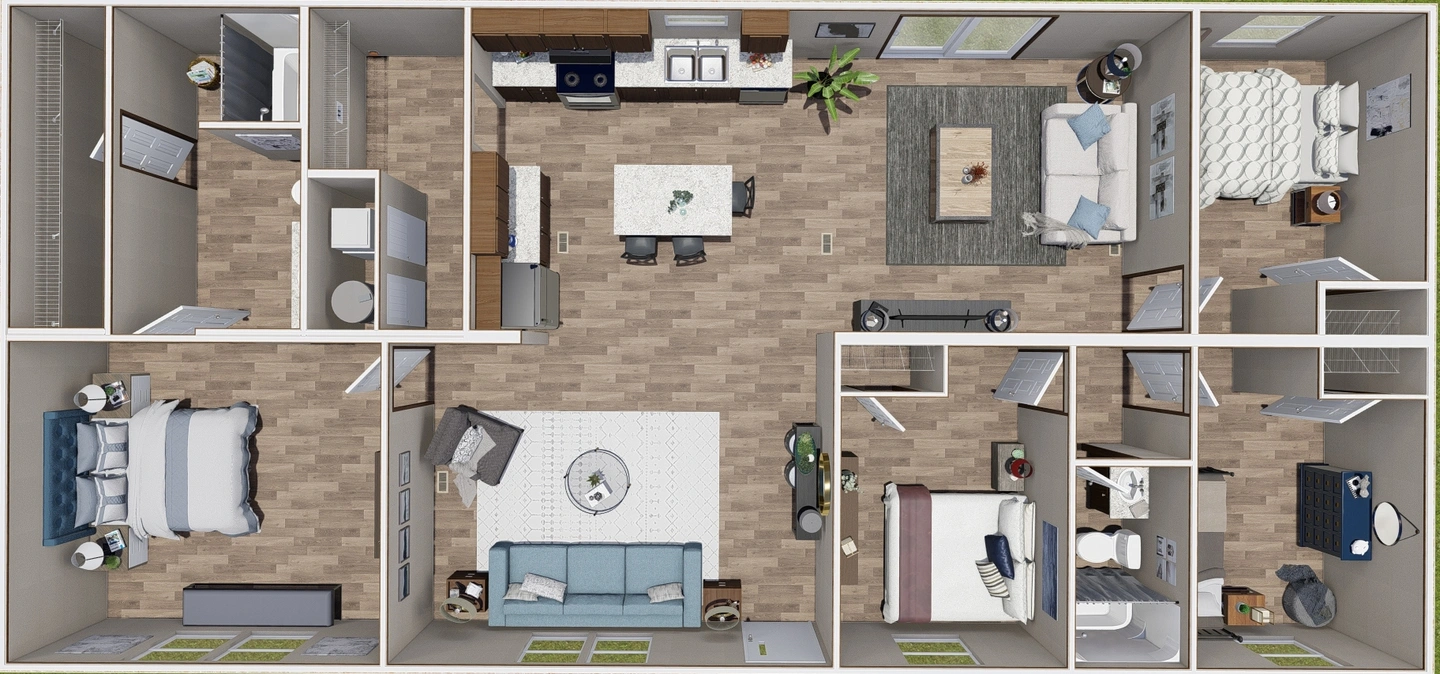 Marvel 4 | 4 Bed 2 Bath | Clayton Homes