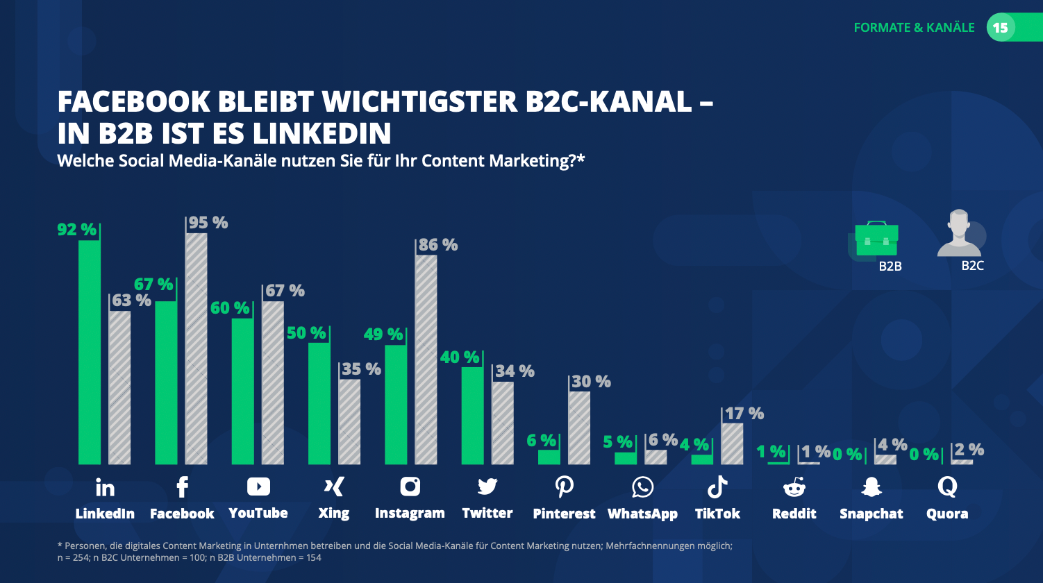 Beliebte Social-Media-Plattformen & Werbepotenziale 2022