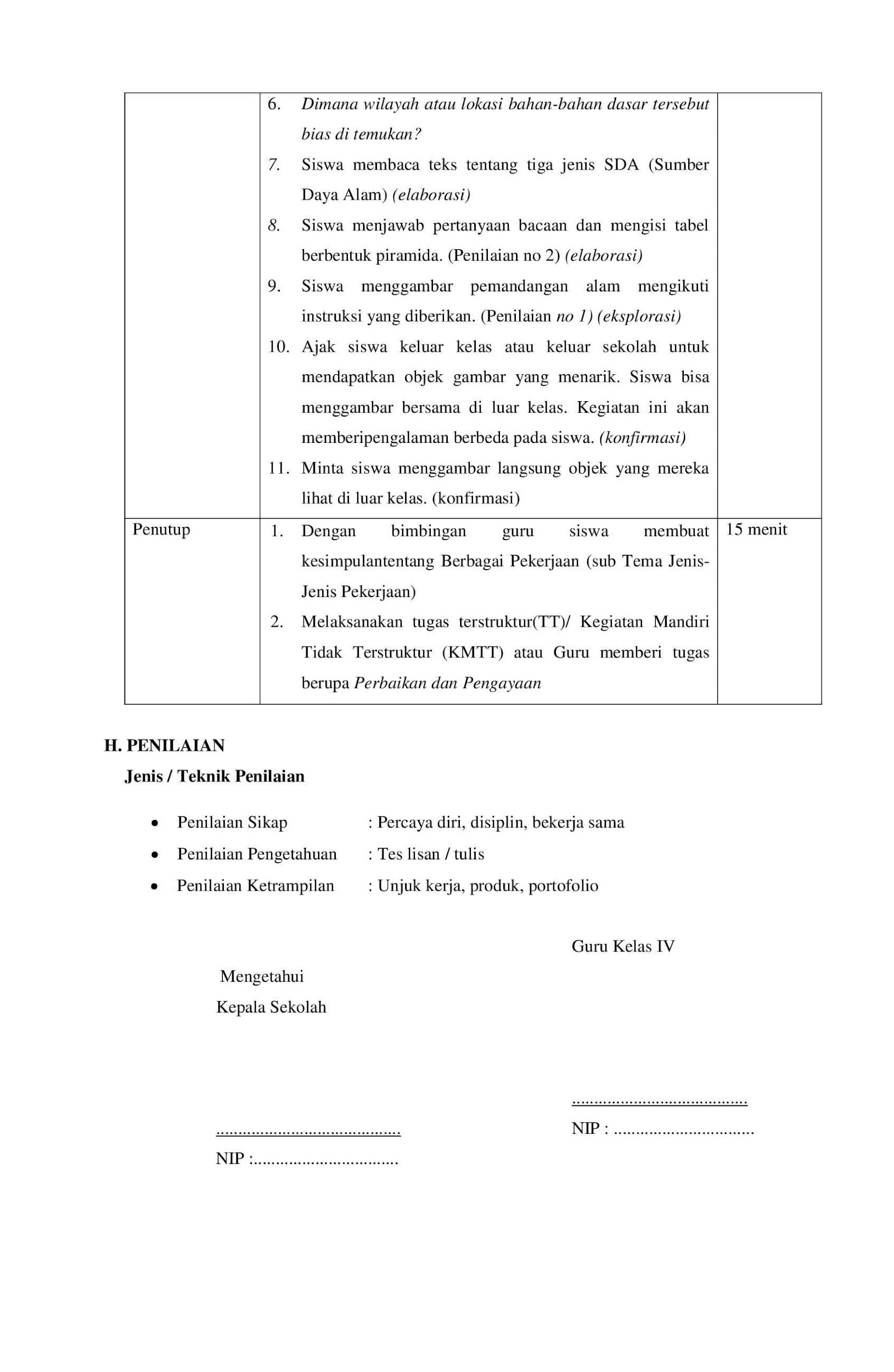 Rencana Pelaksanaan Pembelajaran (RPP): Komponen dan Cara Buatnya ...
