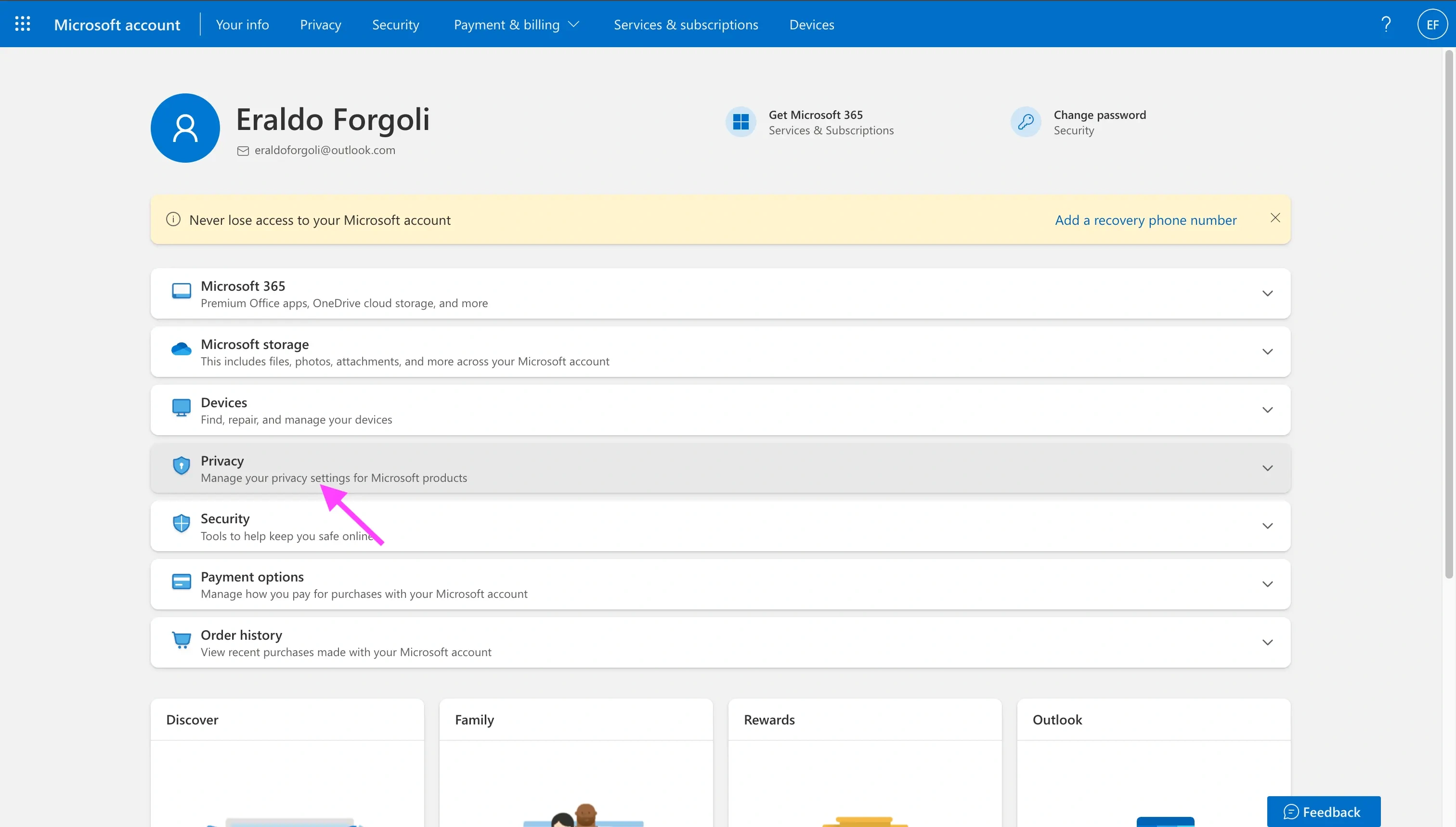 How to revoke third-party app access from Microsoft Account