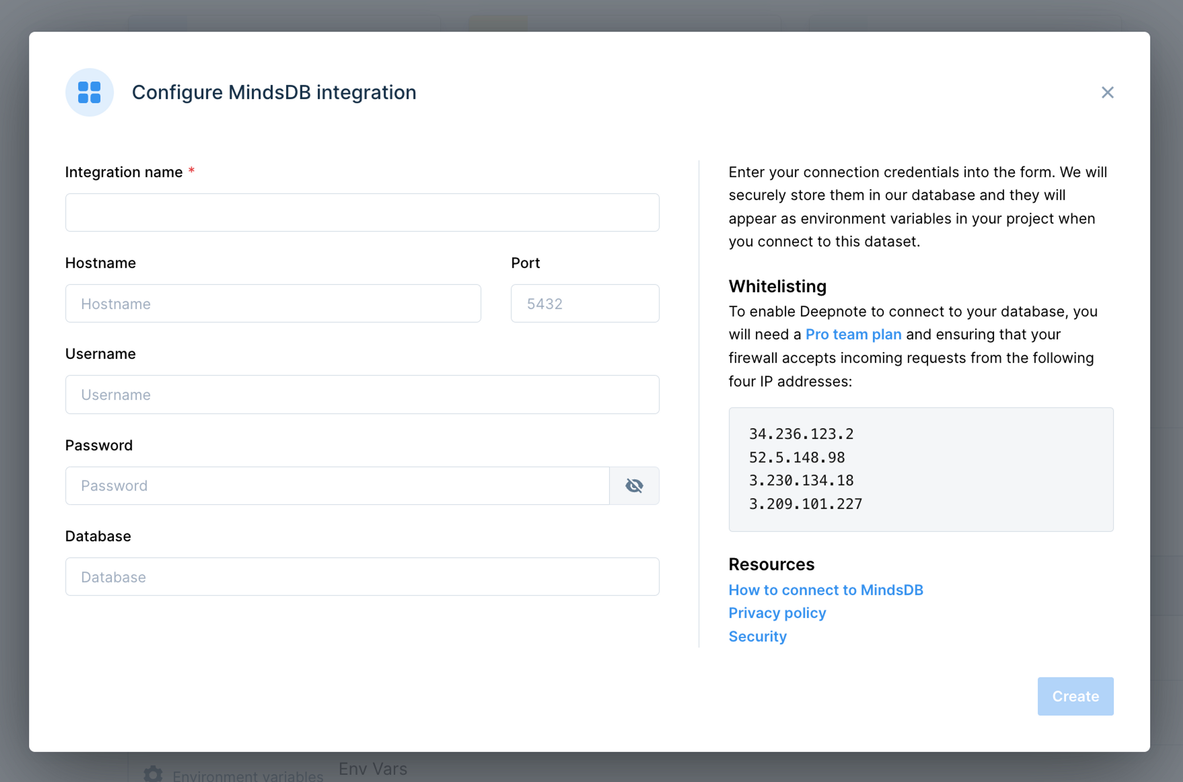 MindsDB - Deepnote docs