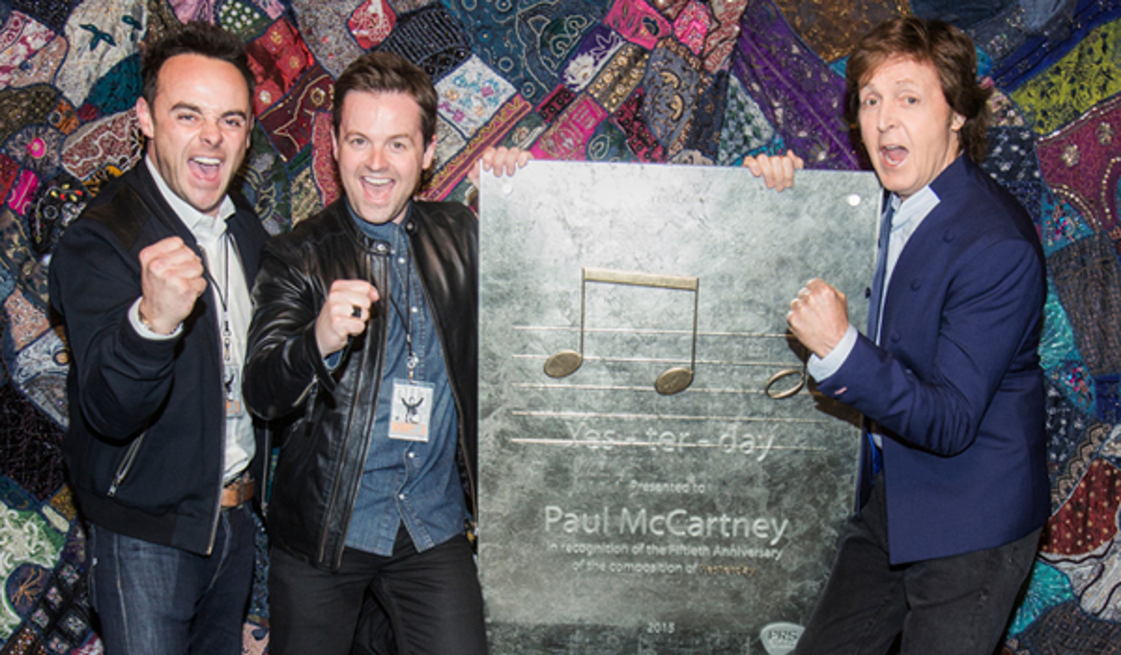 Paul McCartney | News | Paul Receives Special PRS Award for 'Yesterday'