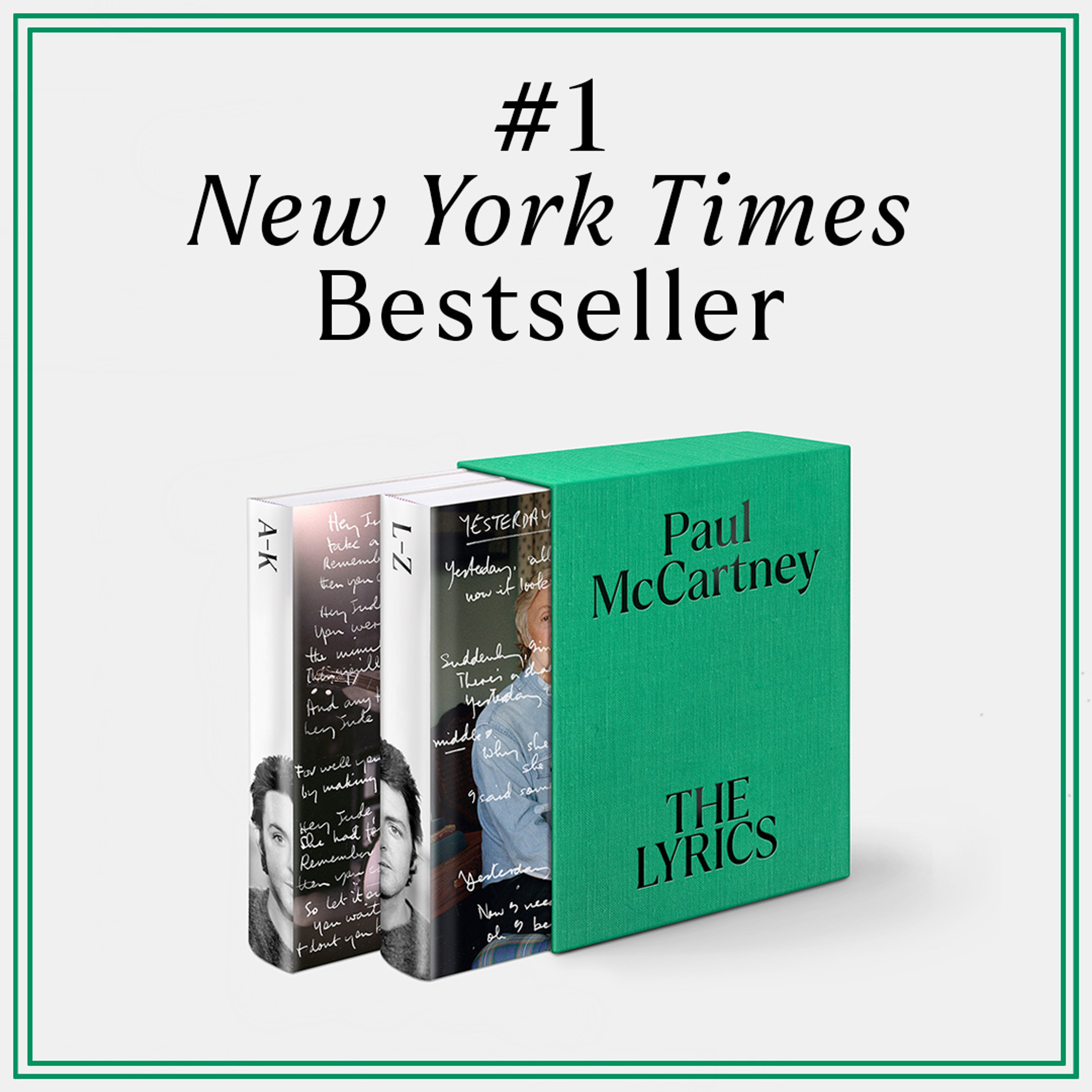 Paul McCartney | News | 'The Lyrics' hits Number One on the New York ...