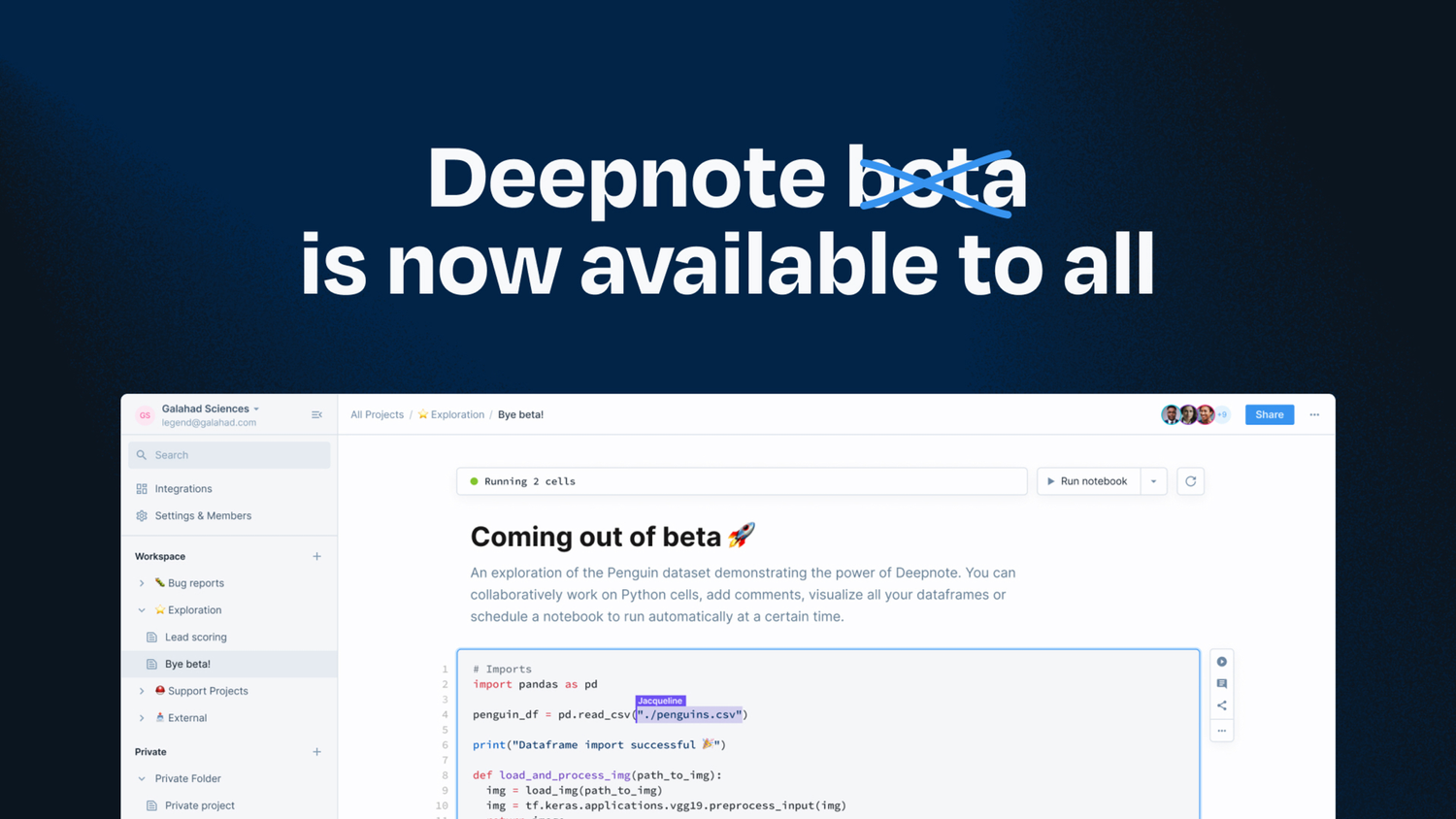 Deepnote is out of beta!