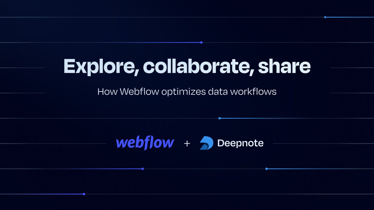How Webflow optimizes data workflows