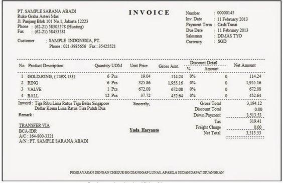 Invoice Adalah: Jenis, Fungsi, Contoh, dan Cara Membuatnya - Jobstreet ...