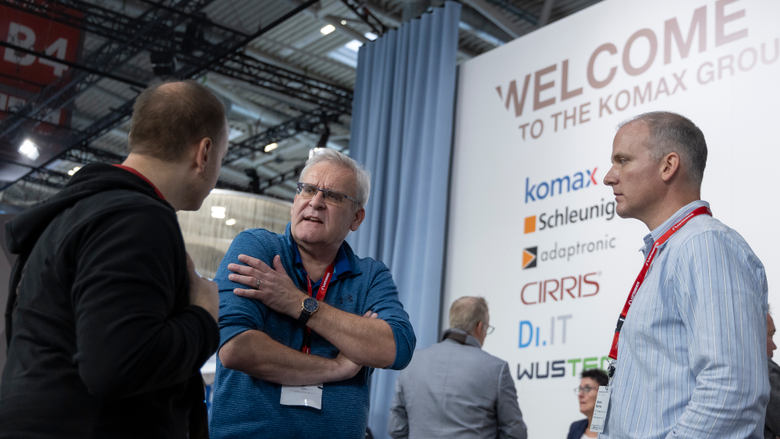 Great start into the trade fair week | Komax