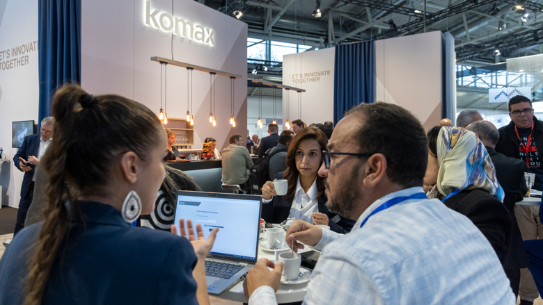 Great start into the trade fair week | Komax