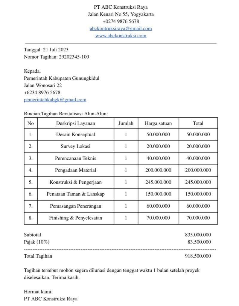 Invoice Adalah: Jenis, Fungsi, Contoh, dan Cara Membuatnya - Jobstreet ...