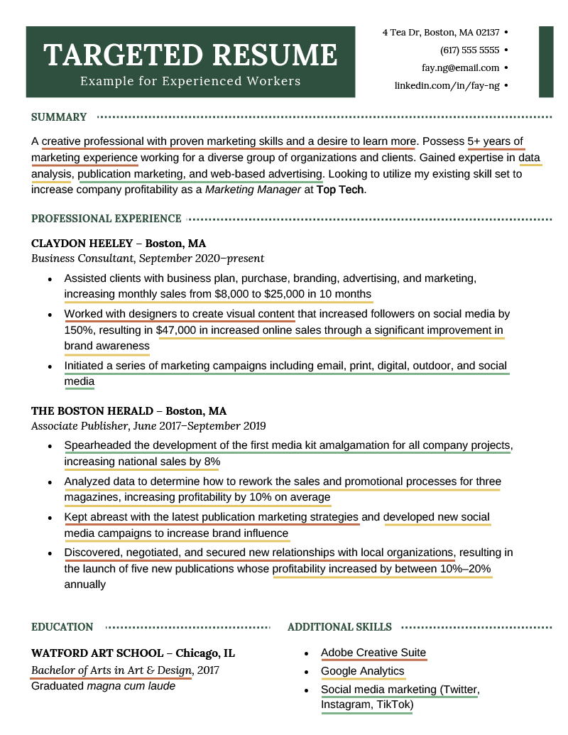 Best Resume Format: 3 Examples & Templates - Jobstreet Singapore