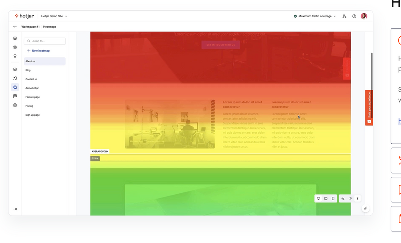 Measuring user behavior with a heatmap tool or Google Analytics?