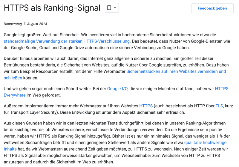 SSL, HTTPS und SEO: Die Rolle der Web-Sicherheit in der ...
