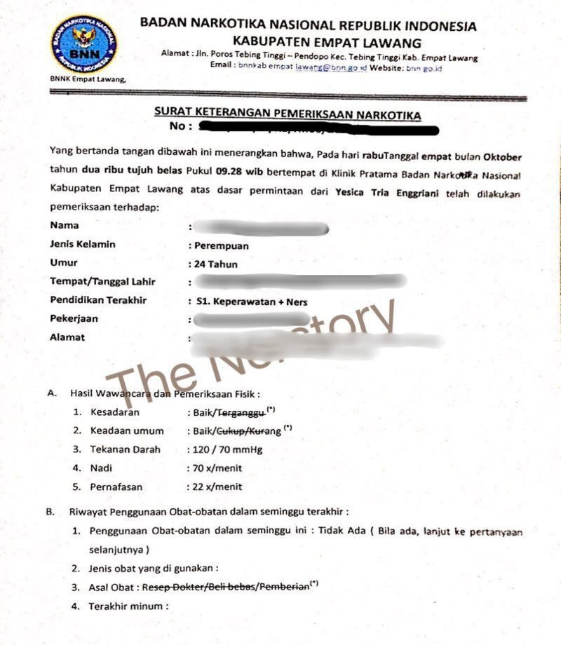 Surat Keterangan Bebas Narkoba: Syarat, Biaya, dan Cara Buat untuk ...