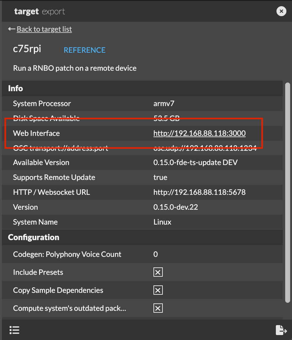 Raspberry Pi Debug Interface | Cycling '74